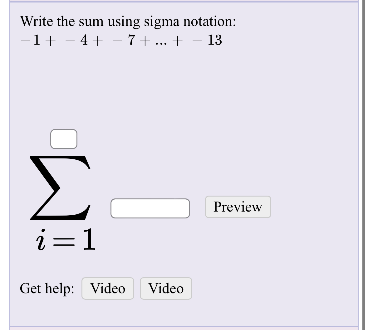 Solved Write the sum using sigma | Chegg.com