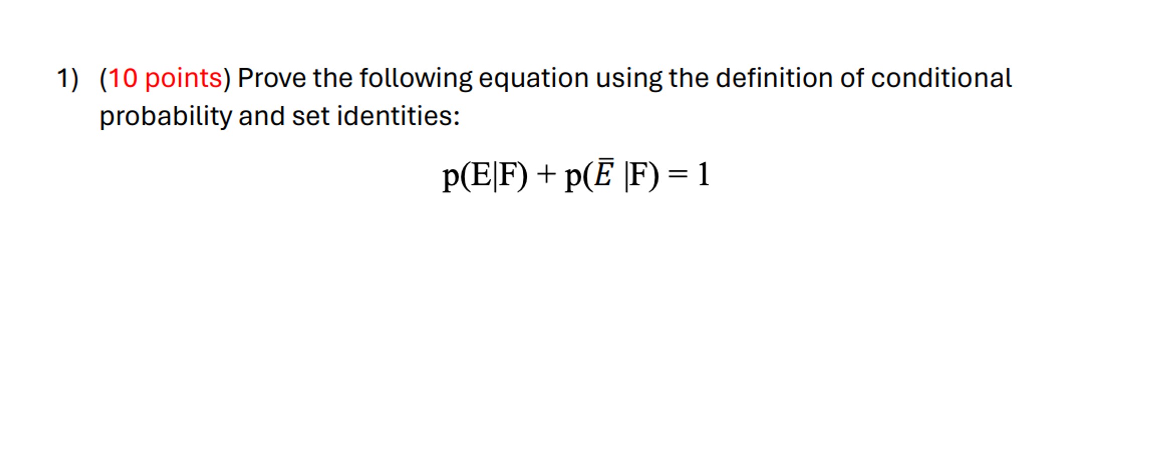 Solved (10 points) Prove the following equation using the | Chegg.com Solved (10 points) Prove the following equation using the | Chegg.com