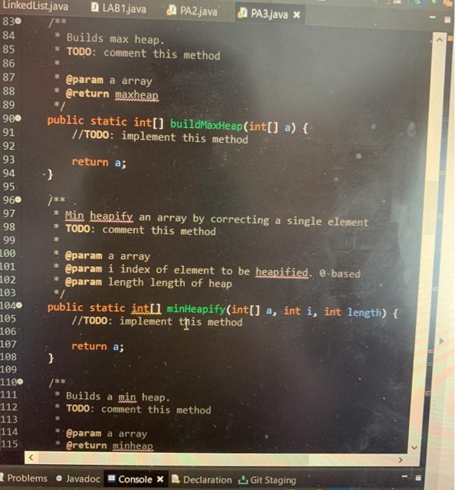Programming Assignment 3 In this assignment, you are | Chegg.com