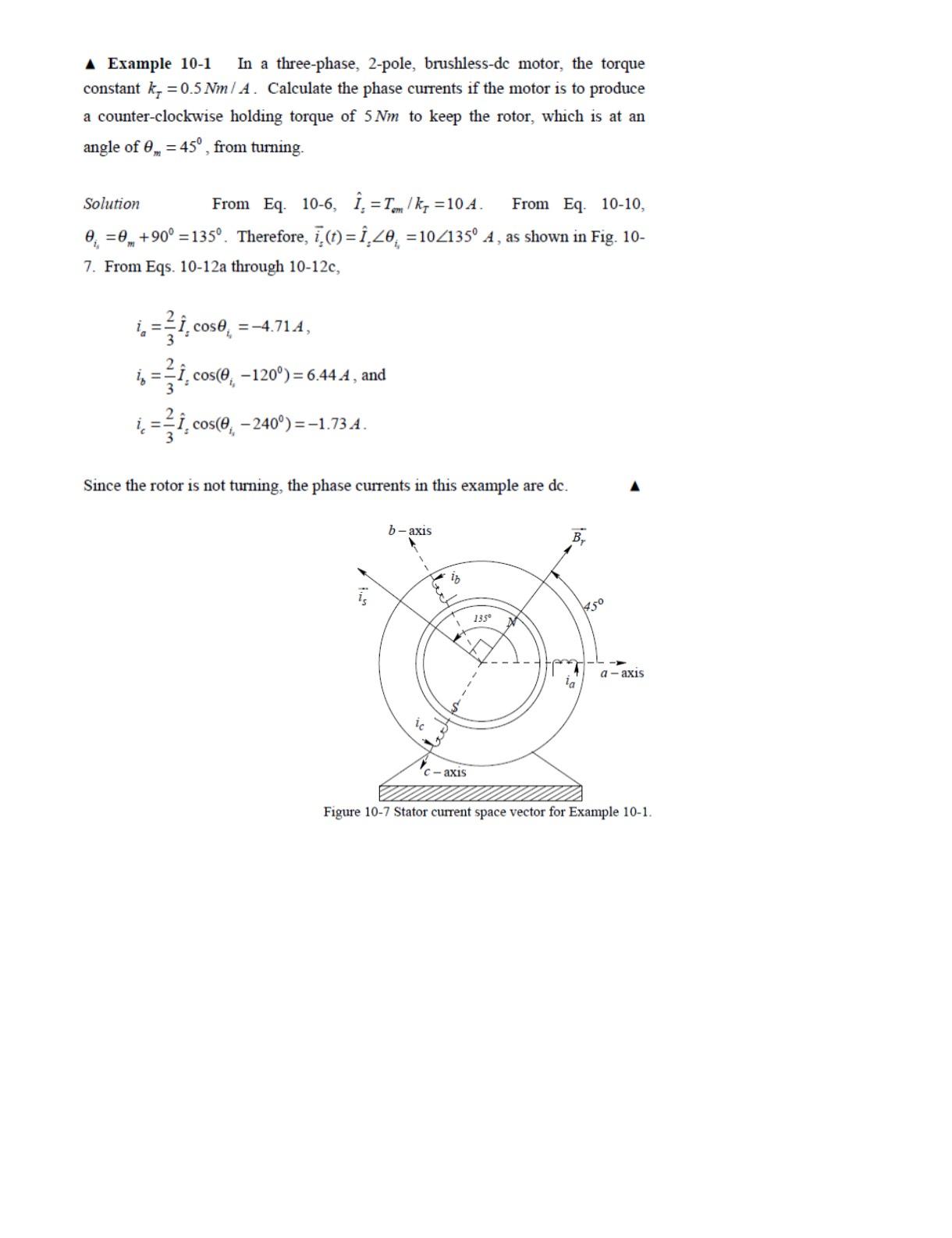 Solved \ ﻿Example 10-1 ﻿In a three-phase, 2-pole, | Chegg.com