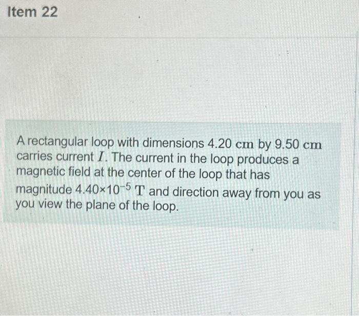 Solved A rectangular loop with dimensions 4.20 cm by 9.50 cm | Chegg.com