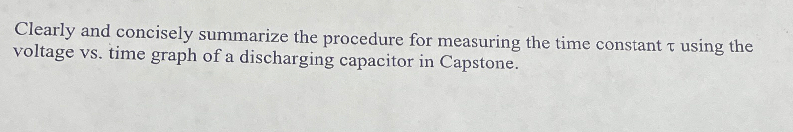 Solved Clearly and concisely summarize the procedure for | Chegg.com
