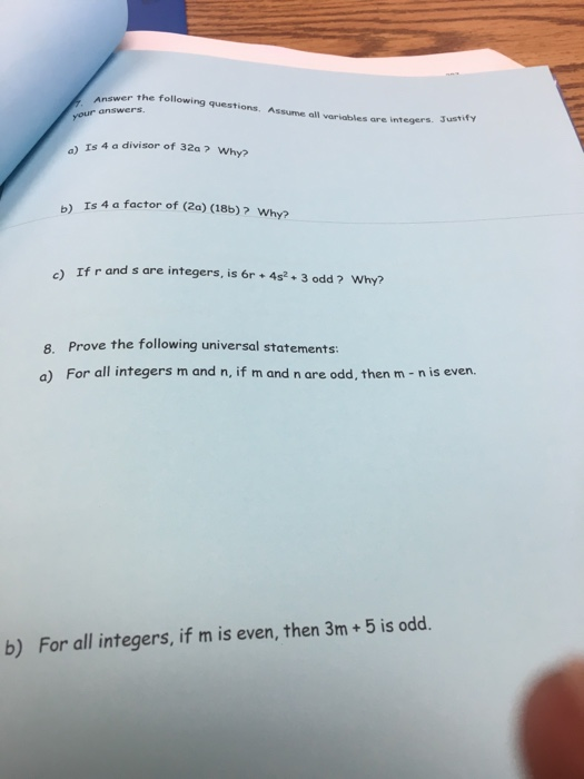 Solved swer the following questions. Assume all variables | Chegg.com