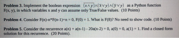 Solved Problem 3. Implement the boolean expression | Chegg.com