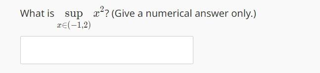 Solved What is sup x2 ? (Give a numerical answer only.) | Chegg.com