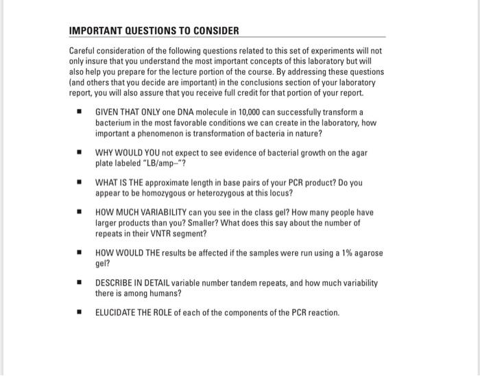 Solved Careful consideration of the following questions | Chegg.com