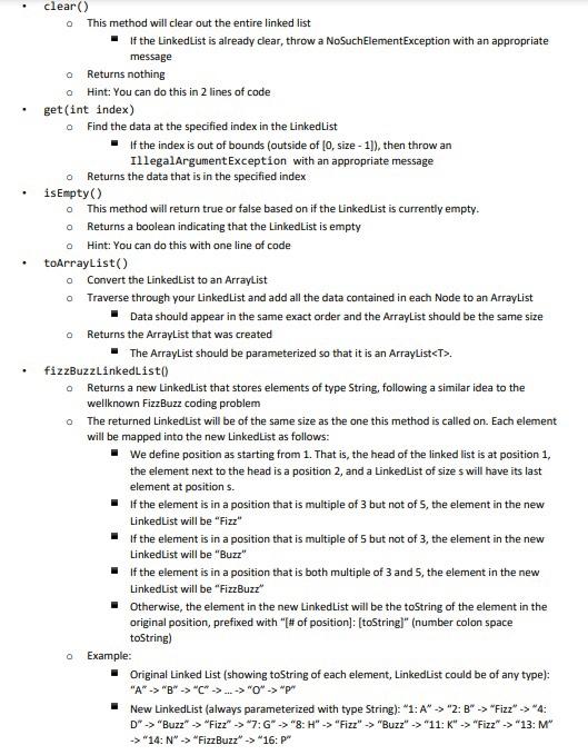 Solved Homework 09 - Linked List Problem Description For | Chegg.com