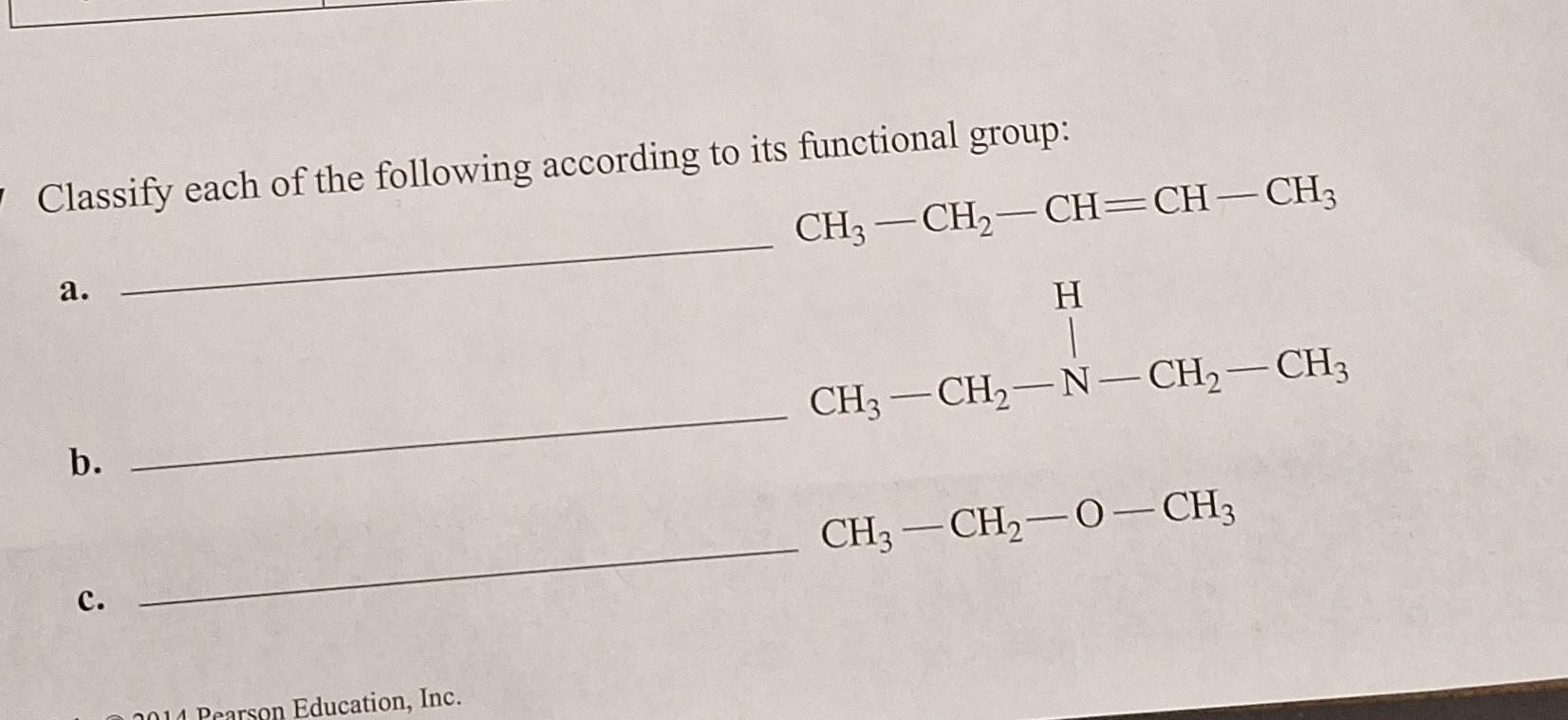 Solved Classify each of the following according to its | Chegg.com