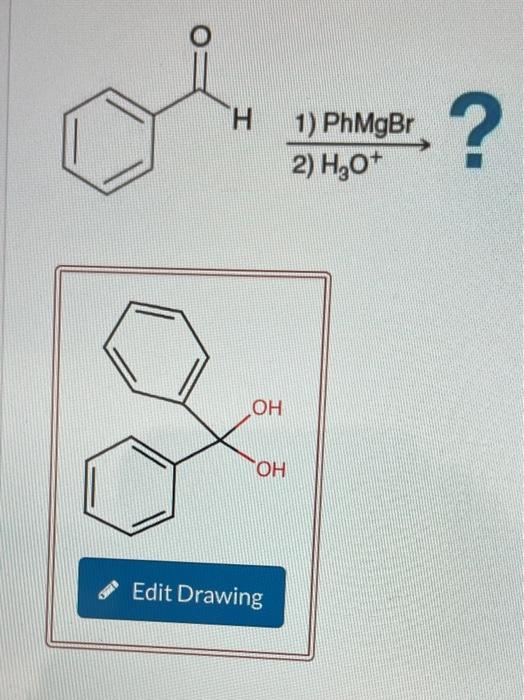 Solved 22)H3O+ 1) PhMgBr22)H3O+ 1) PhMgBr | Chegg.com