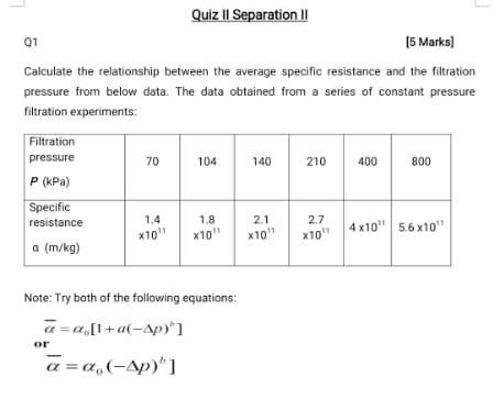 Solved Calculate the relationship between the average | Chegg.com