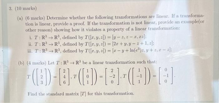 Solved (a) (6 marks) Determine whether the following | Chegg.com