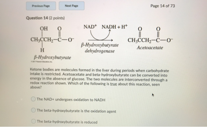 Solved Previous Page Next Page Page 14 of 73 Question 14 (2 | Chegg.com