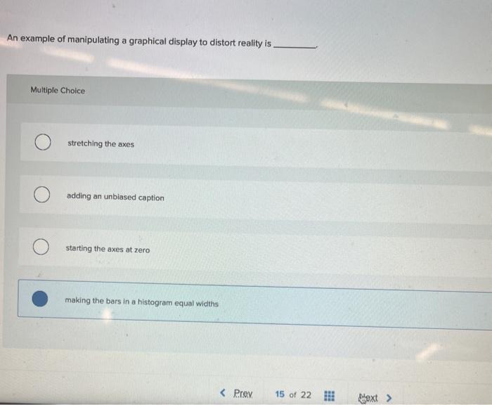 Solved An example of manipulating a graphical display to | Chegg.com