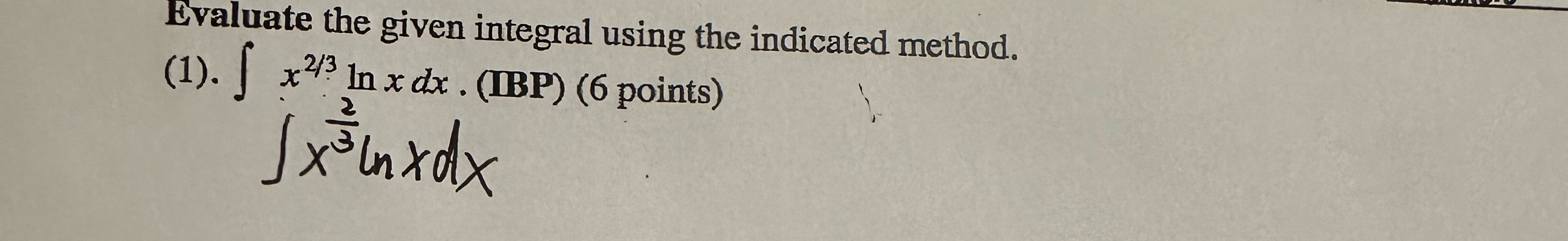 Solved Evaluate the given integral using the indicated | Chegg.com