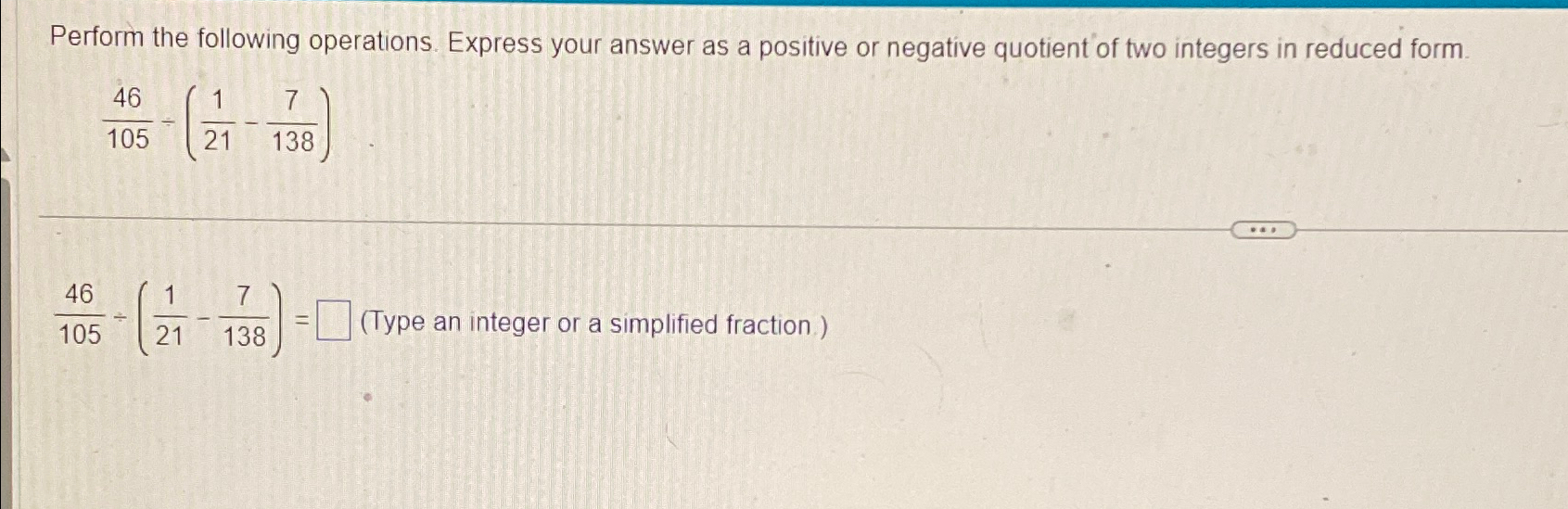 Solved Perform the following operations. Express your answer | Chegg.com
