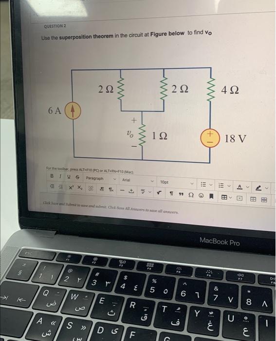 Solved Use the superposition theorem in the circuit at | Chegg.com