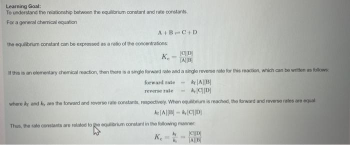 Solved Learning Goal: To understand the relationship between | Chegg.com