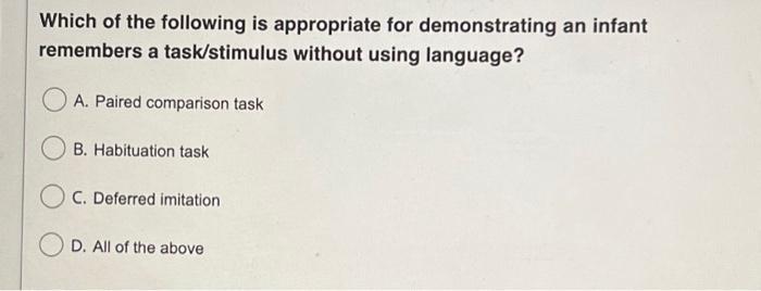 Solved Which of the following is appropriate for | Chegg.com