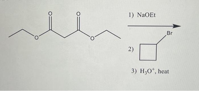 Solved 3) H3O+, heat | Chegg.com