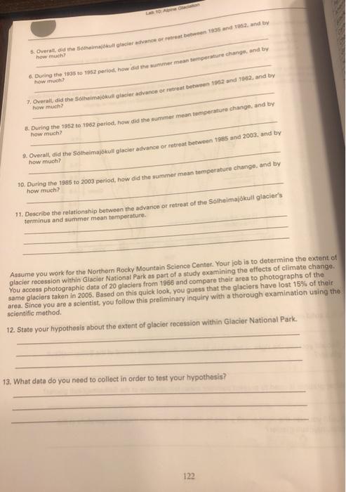 Solved Problem Solving Module #2: Measuring Changes in | Chegg.com