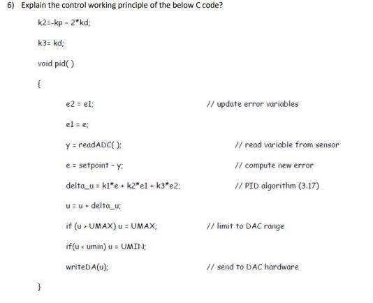 Solved 5) Explain the control working principle of the below | Chegg.com