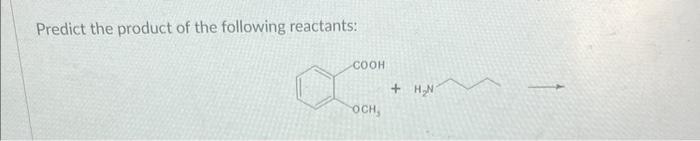 Solved Predict the product of the following reactants: +H2 | Chegg.com