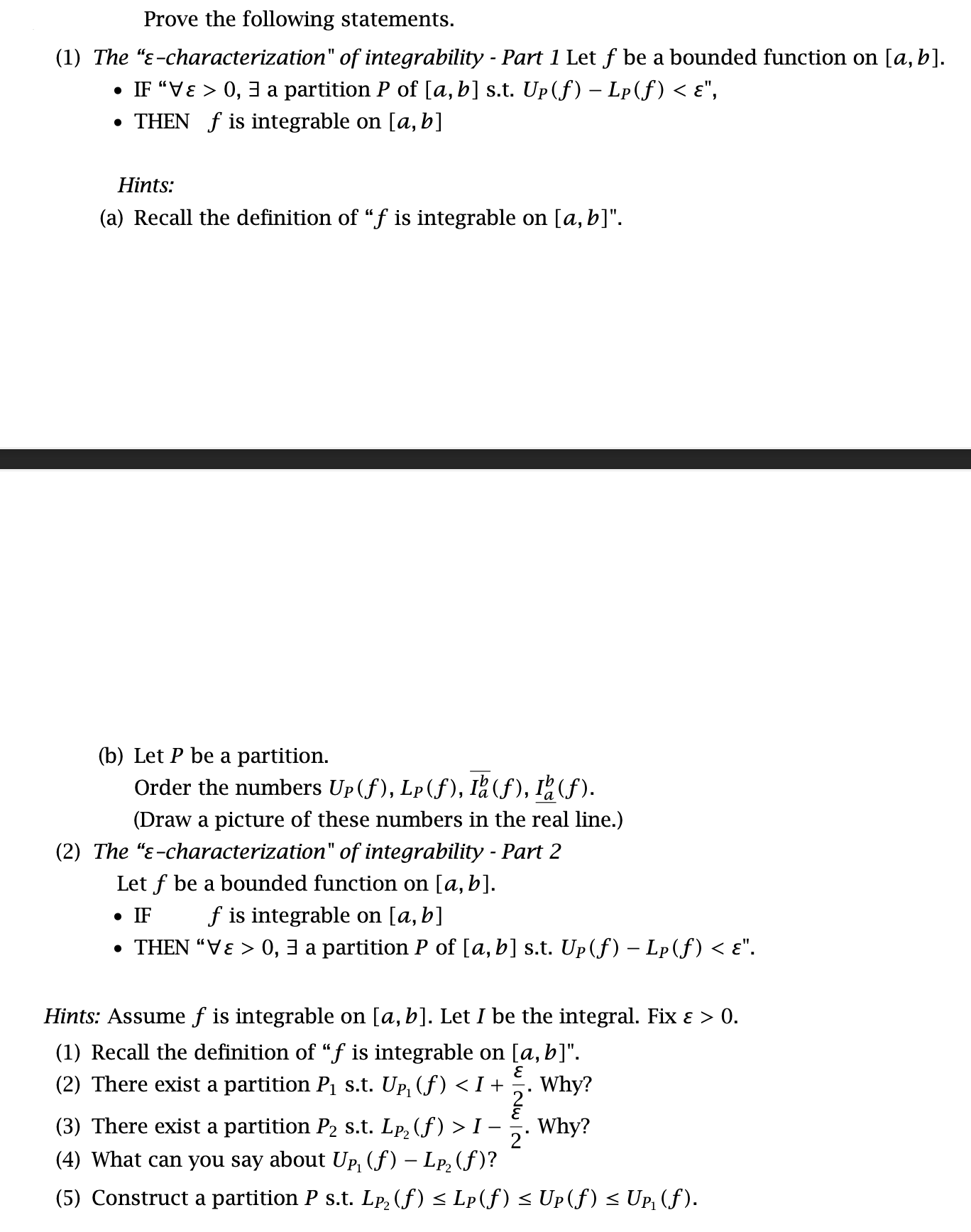 Solved Prove the following statements.(1) ﻿The | Chegg.com