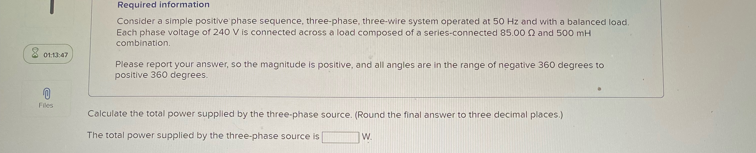 Solved Required informationConsider a simple positive phase | Chegg.com
