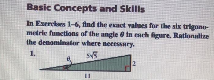 Solved Basic Concepts and Skills In Exercises 1-6, find the | Chegg.com