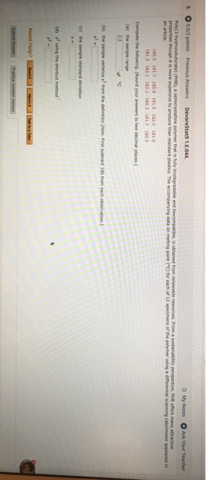 Solved 5. 0.5/2 points Previous Answers DevoreStat 1.8.044. | Chegg.com Solved 5. 0.5/2 points Previous Answers DevoreStat 1.8.044. | Chegg.com