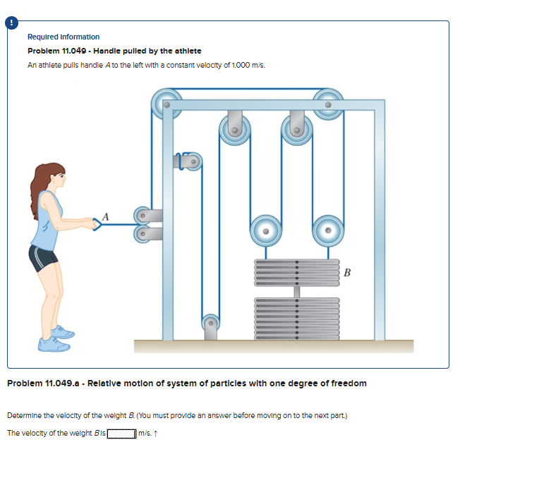Solved Required information Problem 11.049 - ﻿Handle pulled | Chegg.com