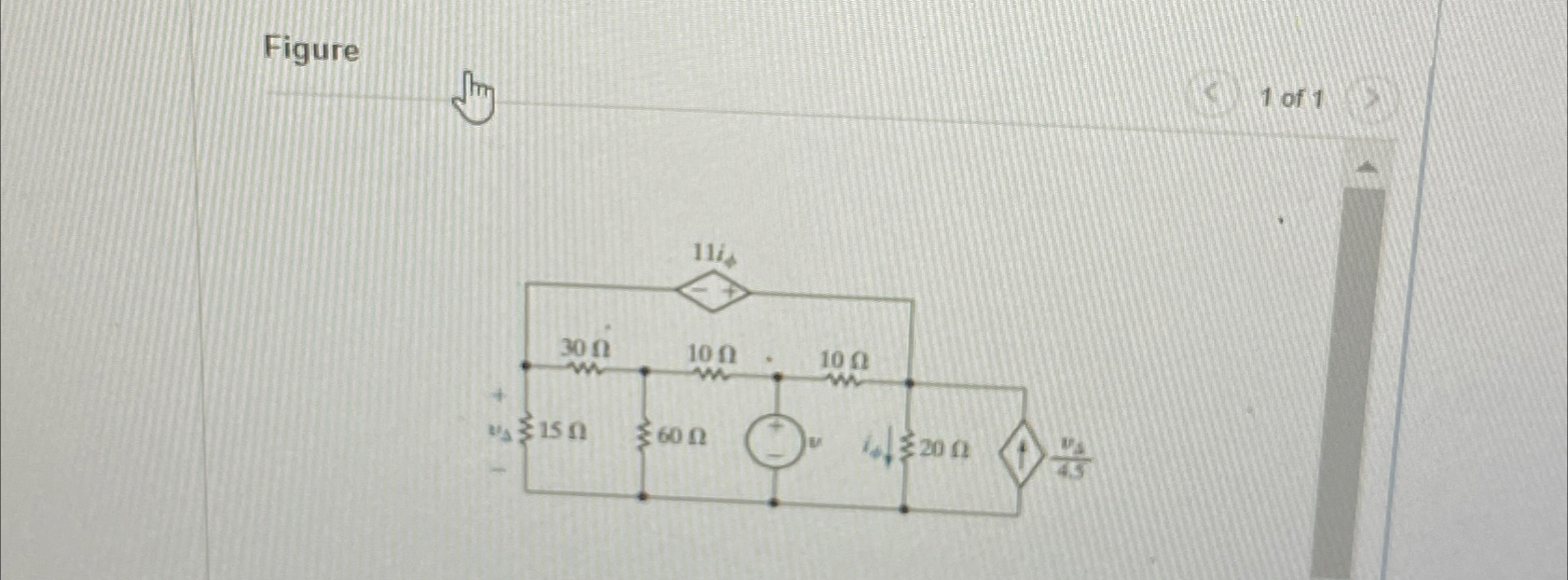 Solved Figure1 ﻿of 1Consider the circuit figure one with 90 | Chegg.com