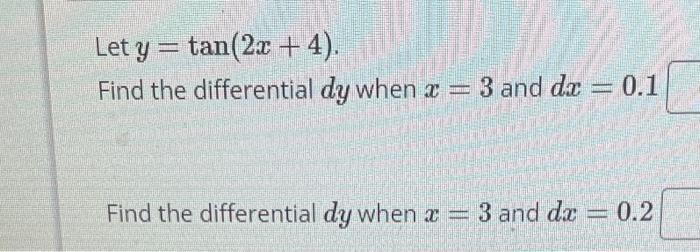 Solved Let y=3x2. Find the change in y,Δy when x=1 and | Chegg.com