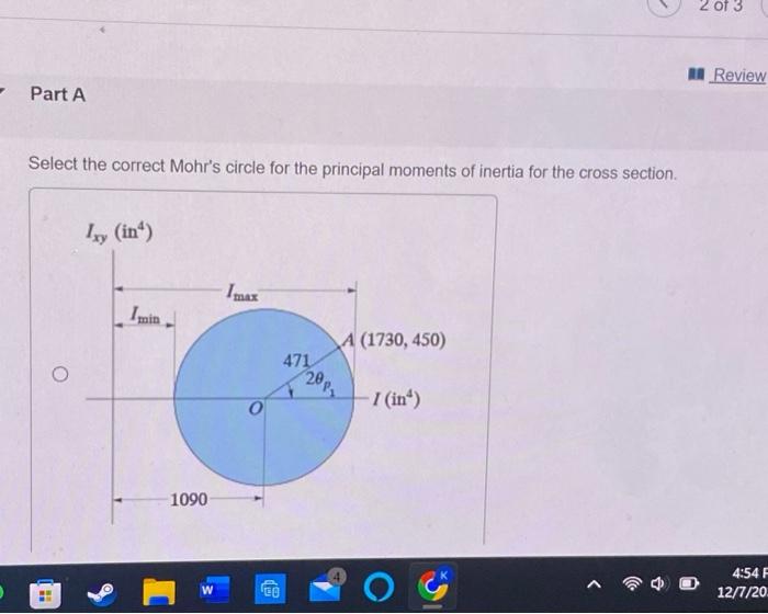 Solved The area of the cross section of an airplane wing has | Chegg.com