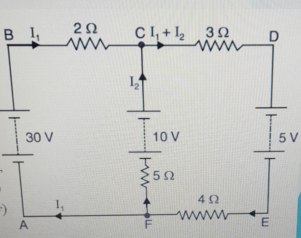 Solved find currents flowing in all branches | Chegg.com