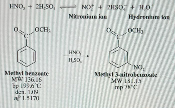 Solved •Assume that 0.36g of methyl 3-nitrobenzoate was | Chegg.com