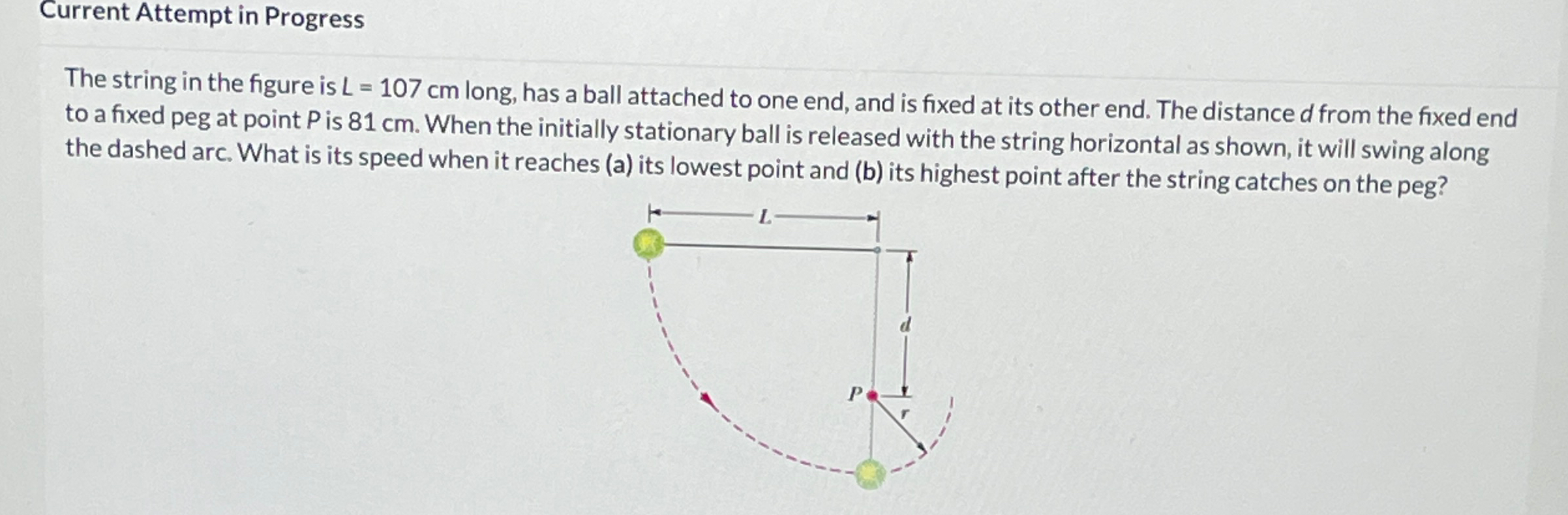 Solved Current Attempt in ProgressThe string in the figure | Chegg.com