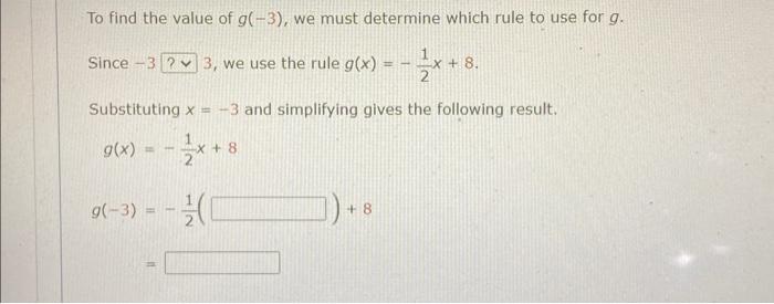Solved Let g be the function defined by g(x)={−21x+8x−3 if | Chegg.com