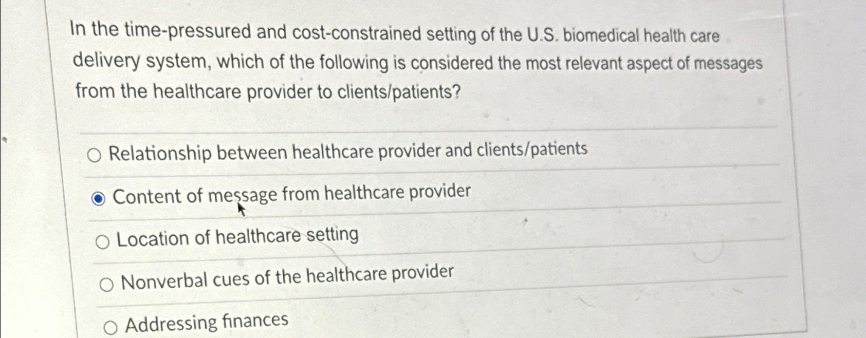 Solved In the time-pressured and cost-constrained setting of | Chegg.com