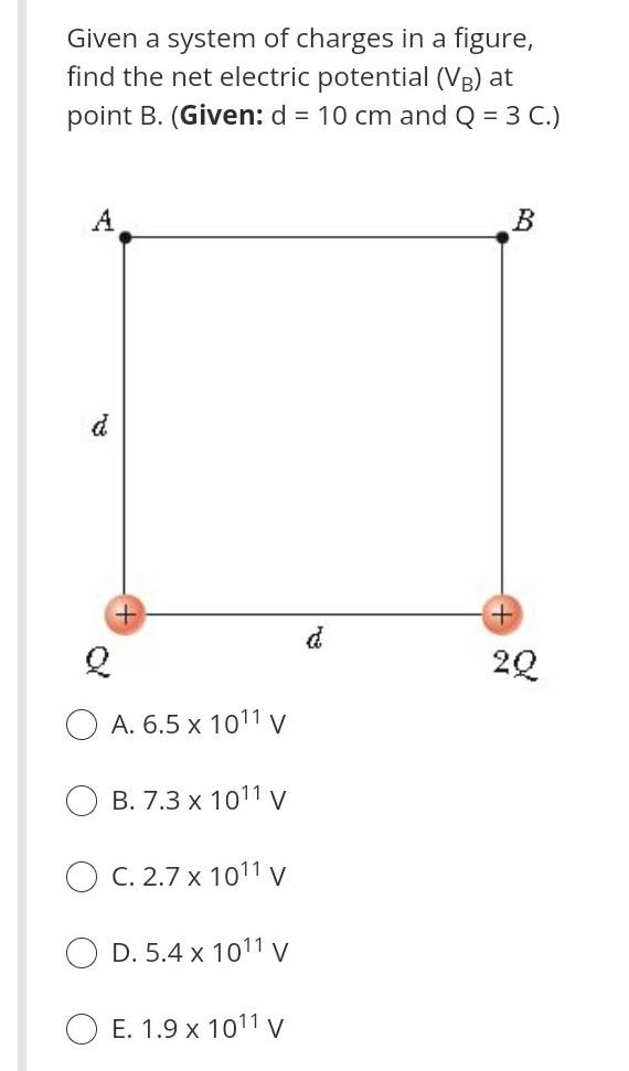 Solved Given a system of charges in a figure, find the net | Chegg.com