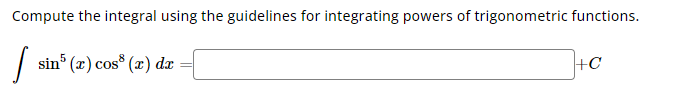 Solved Compute the integral using the guidelines for | Chegg.com