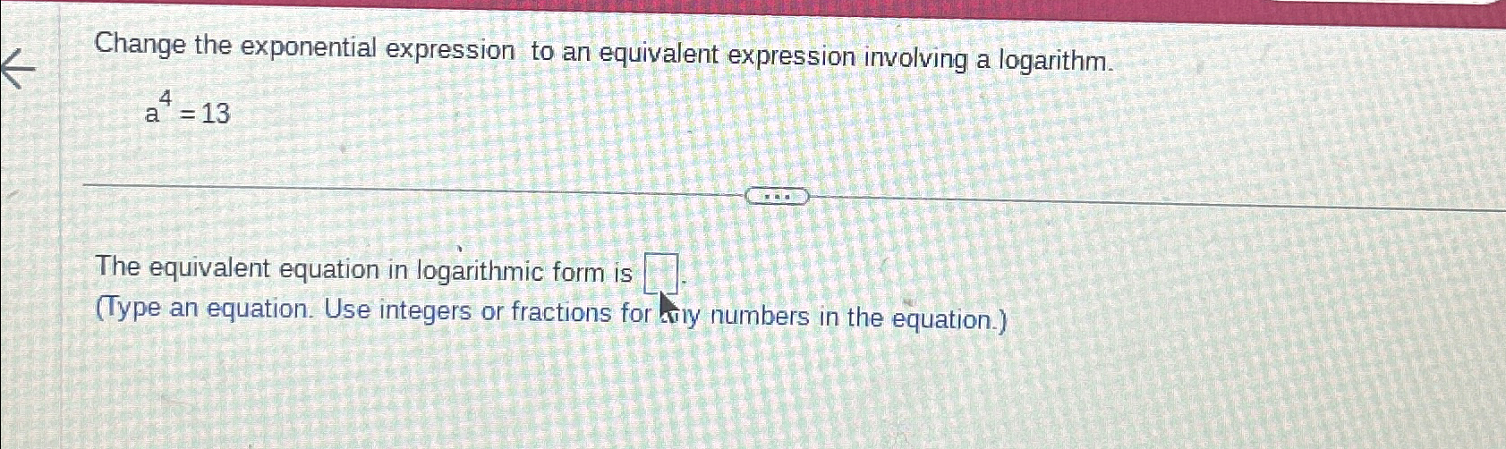 Solved Change the exponential expression to an equivalent | Chegg.com