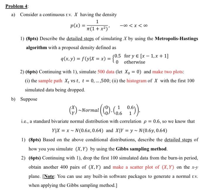 Solved a) Consider a continuous r.v. X having the density | Chegg.com