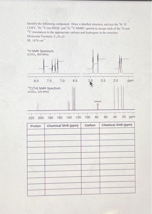 Identify the following compound. Draw a labelled | Chegg.com