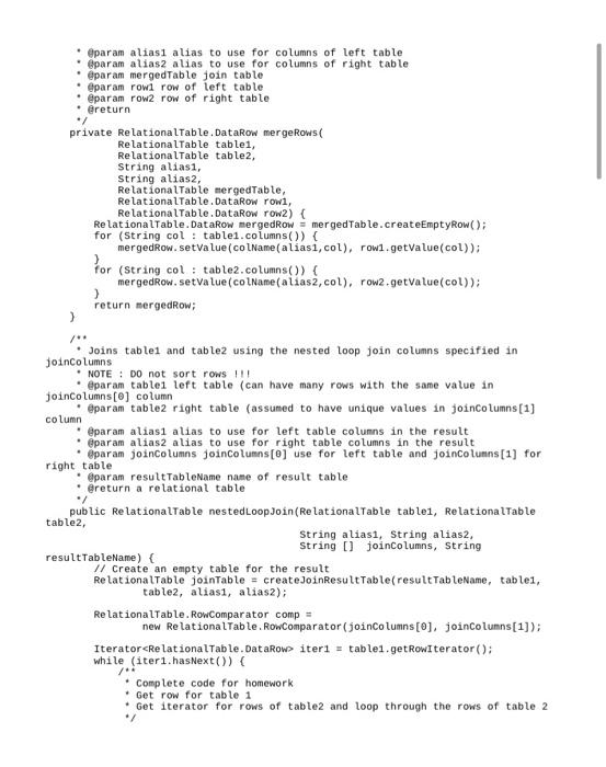 Solved In this assignment, you will be comparing the join | Chegg.com