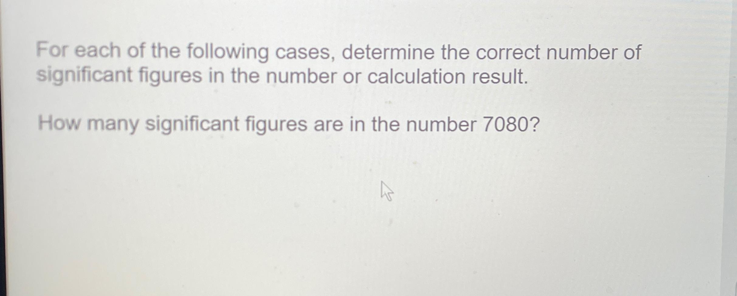 Solved For each of the following cases, determine the | Chegg.com