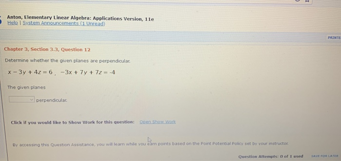 Solved Anton, Elementary Linear Algebra: Applications | Chegg.com