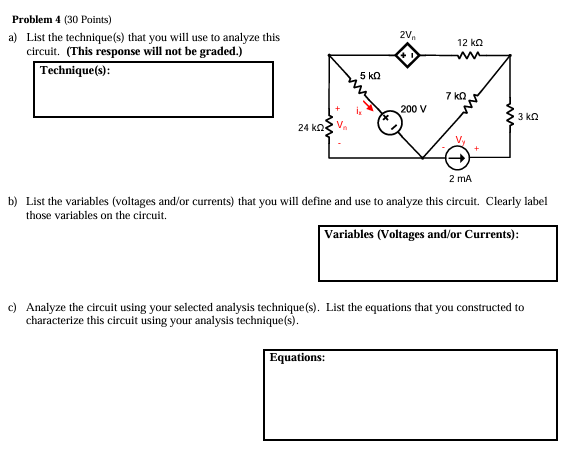 Solved Problem 4 (30 ﻿Points)a) ﻿List the technique(s) ﻿that | Chegg.com