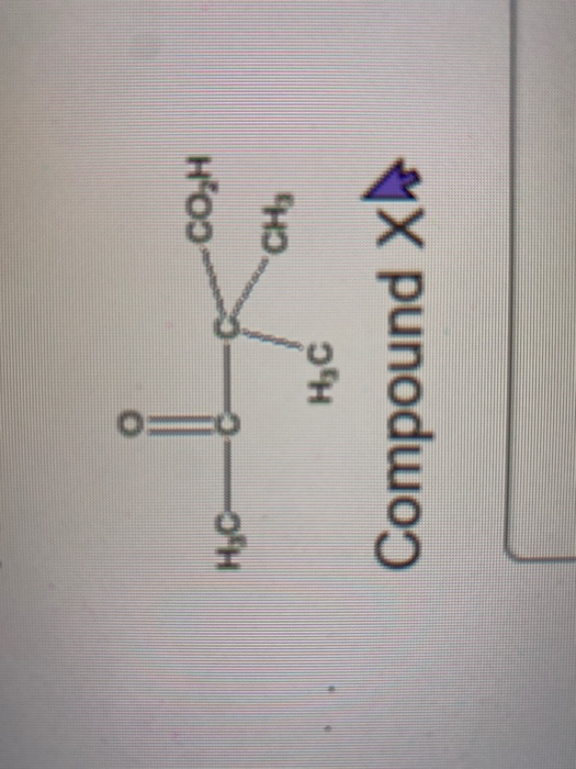 Solved CO3H -CHE нс Compound X | Chegg.com
