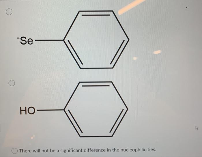 Solved which of the following would be most nucleophilic | Chegg.com
